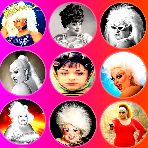 area51gallery | Accents | Divine Drag Queen Magnet Collection Lgbtq ...